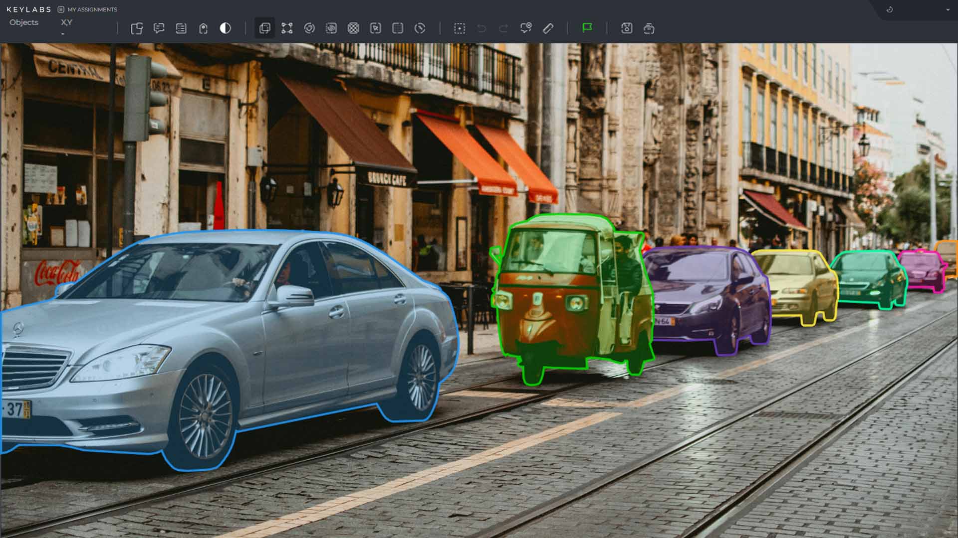 Revolutionizing Autonomous Driving with Instance Segmentatio | Keylabs